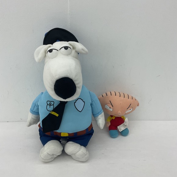 Family Guy | Toys | Family Guy Brian Dog Stewie Stuffed Animal Cartoon ...
